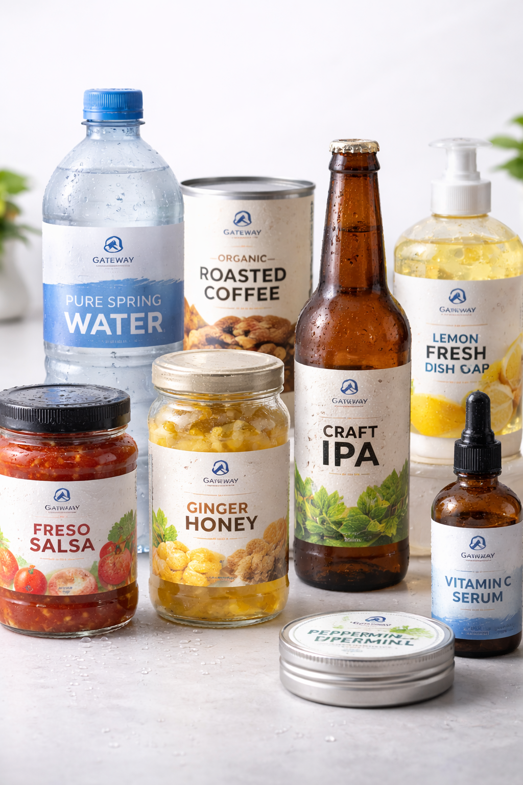 Bottle & Jar Labels — Custom Containers | Gateway Labels